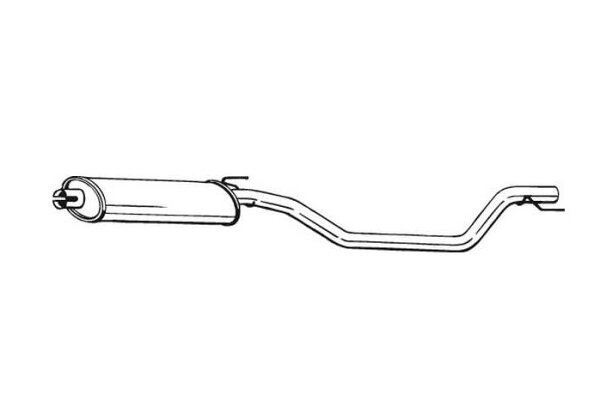 Izduvni lonac Opel Signum 03-09, srednji lonac