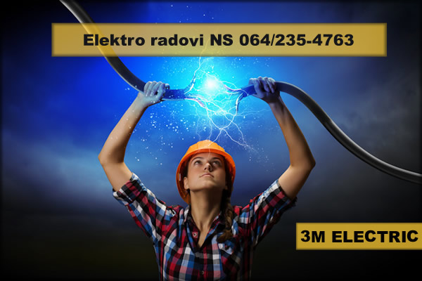 Sve vrste elektro radova Novi Sad