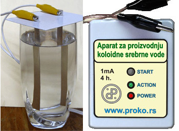 Aparat za proizvodnju srebrne vode – Srebrna voda Light