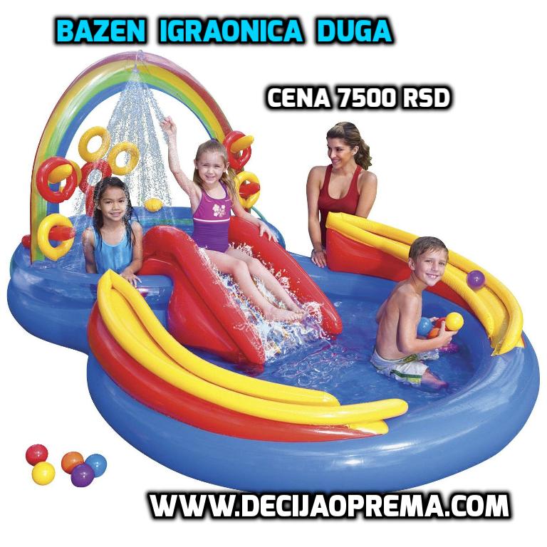 Bazen Igraonica Duga INTEX 57453