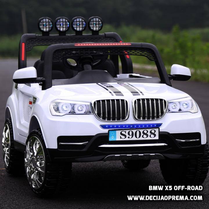 BMW X5 Style Off-Road auto za decu na akumulator 12V dvosed