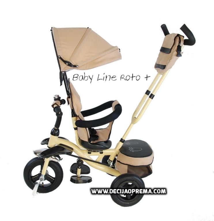 Tricikl za decu Baby Line Roto + Bez