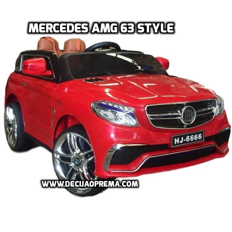 Mercedes AMG Style na akumulator 12V za decu Crveni