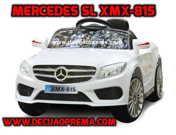 Mercedes SL xmx 815 Auto na akumulator sa daljinskim Beli