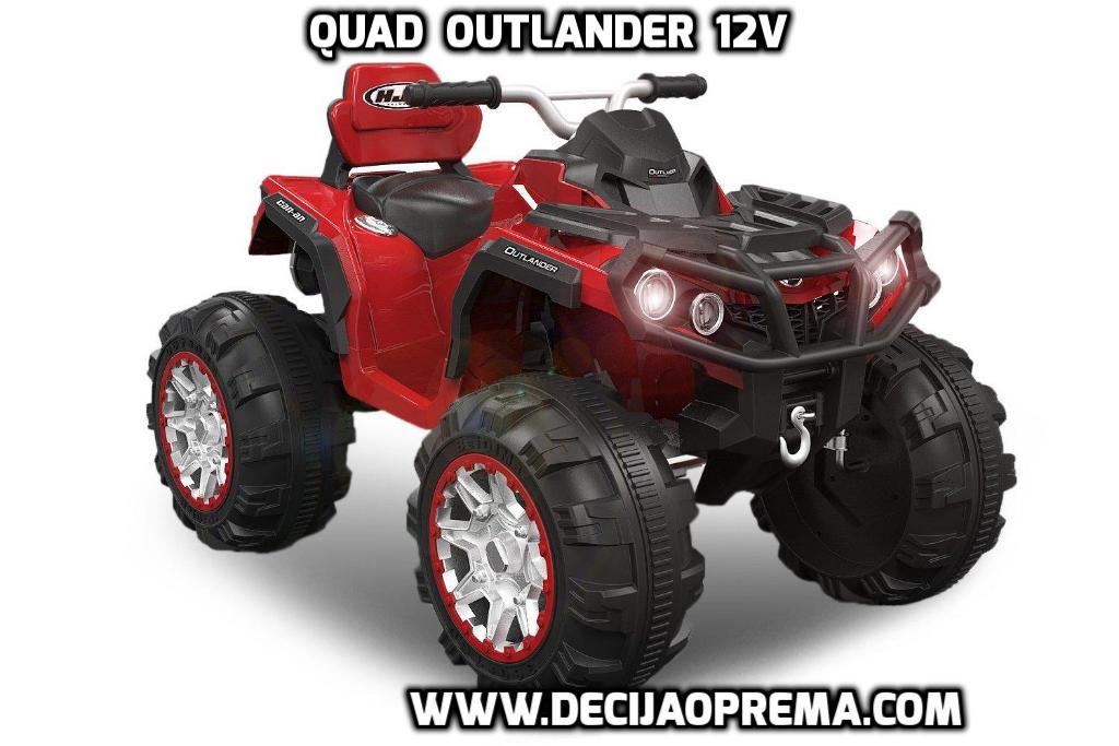 Quad Outlander 12v Crveni