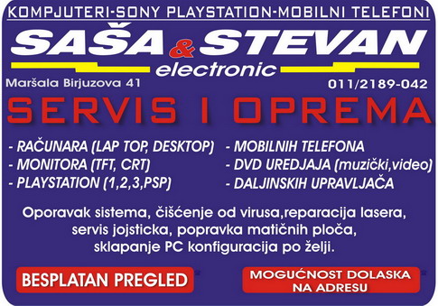 Servis Sonyplaystation 1,2,3,4 i PSPa