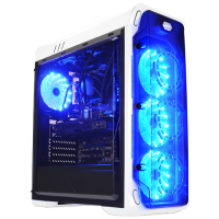 LC Power Gaming 988W Blue Typhoon White