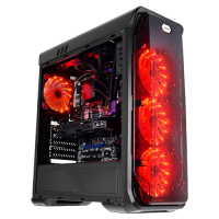 LC Power Gaming 988B Red Typhoon Black