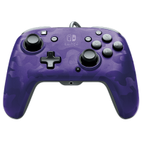 PDP Nintendo Switch Faceoff Deluxe + Audio Camo Purple