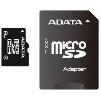 SD Card 8 GB A-DATA AUSDH8GCL4-RA1