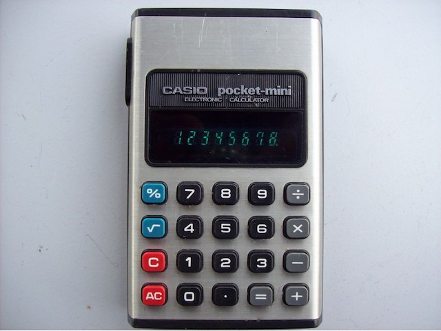 CASIO pocket - mini ELECTRONIC CALCULATOR - Japan