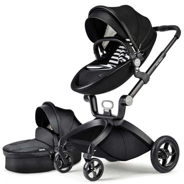 Hot Mom kolica black 2u1 (sportsko sediste+korpa) ( F022BLACK )