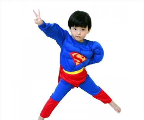 Kostim Superman sa mišićima za dečake