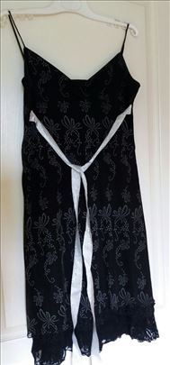 Haljina crna na bretele XL