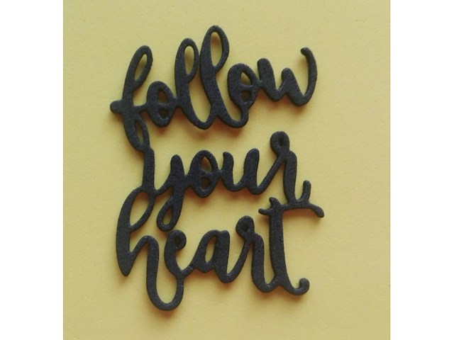 *K582-FOLLOW YOUR HEART od eva pene,60x47mm /kom