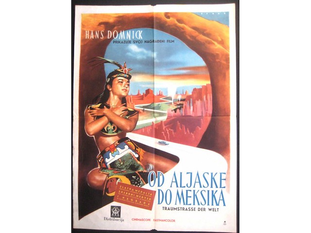 OD ALJASKE DO MEKSIKA filmski plakat 1958