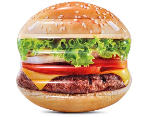 58780 Intex dusek hamburger 1,45m x 1,42m