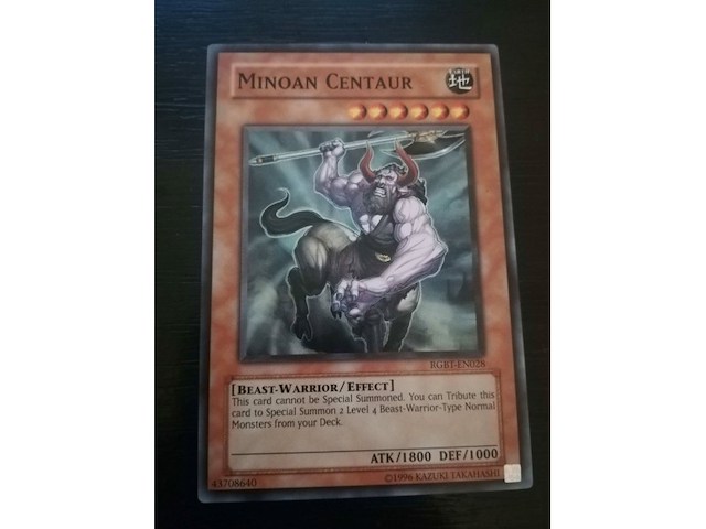 Yu-GI-OH!- Minoan Centaur