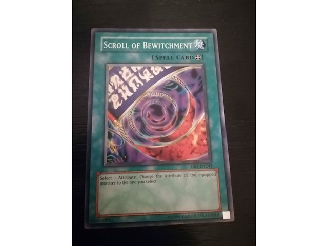 Yu-GI-OH!- Scroll of Bewitchment