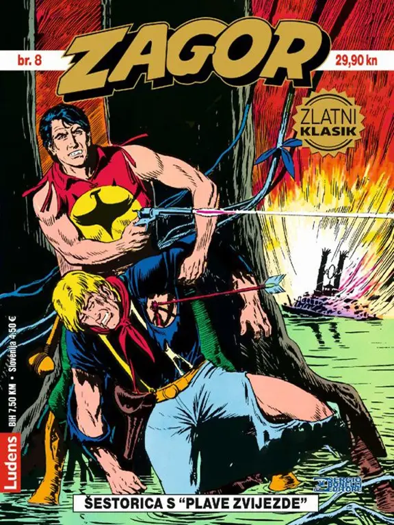 Ludens Zagor Zlatni klasik 8: Šestorica s “Plave zvijezde” (Korica B)