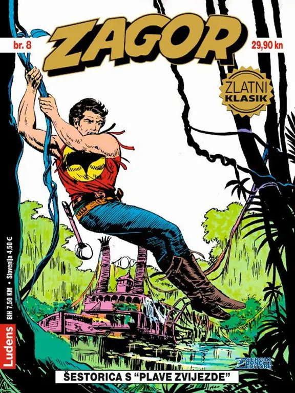 Ludens Zagor Zlatni klasik 8: Šestorica s “Plave zvijezde” (Korica A)