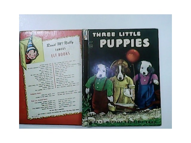 THREE LITTLE PUPPIES-Rand McNally &;;Comp. Chicago 1955