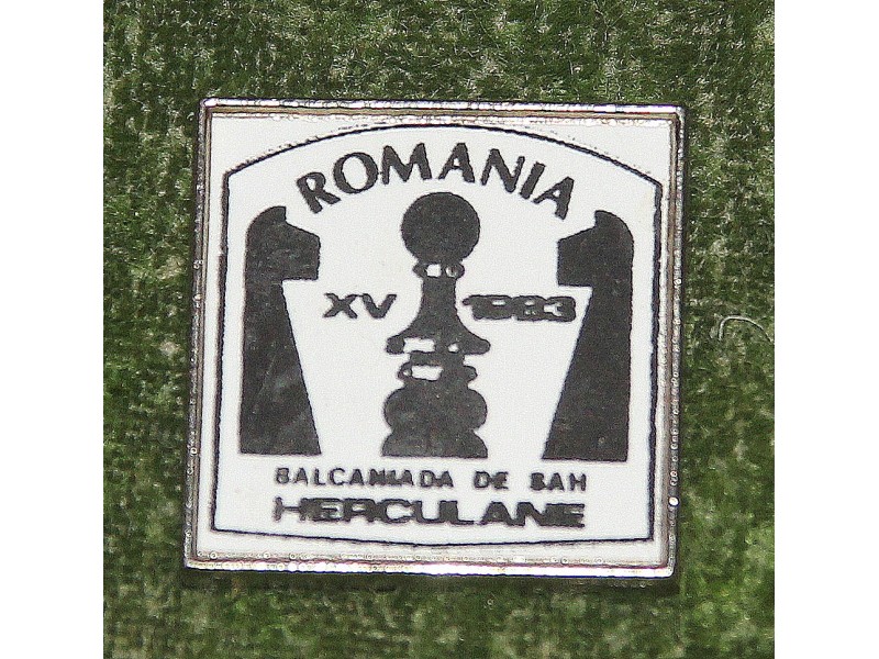 ŠAHOVSKA- ROMANIA HERCULANE 1983-retko.