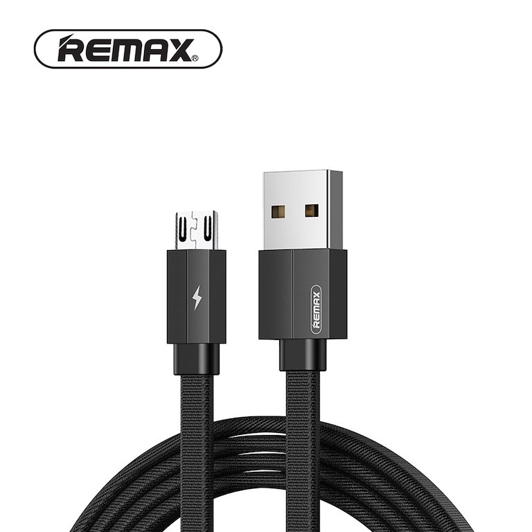 USB Data Cable REMAX RC-094m Karolla FULL SPEED micro (2.1A) crni 2m