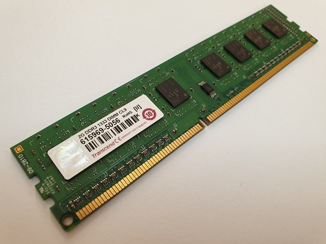 2GB DDR3 1333 dimm CL9 memorija