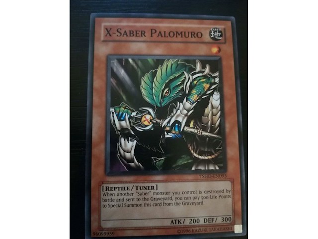 Yu-GI-OH!- X-Saber Palomuro