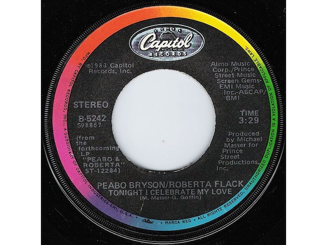 Peabo Bryson / Roberta Flack ‎– Tonight I Celebrate My