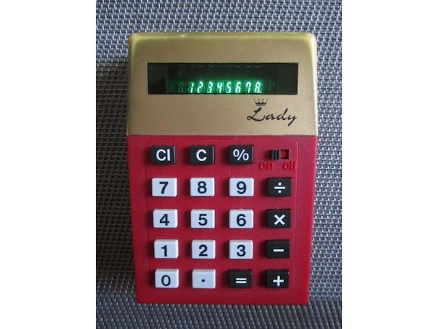 ADLER Lady EC 20-L - stari kalkulator-digitron