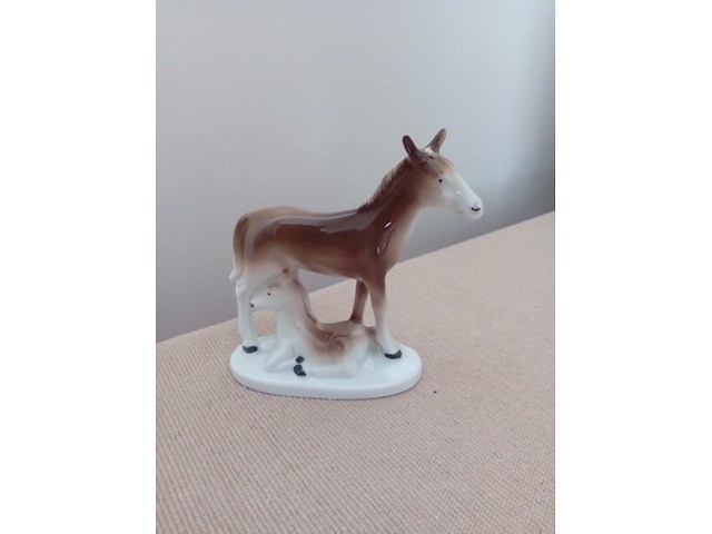 Carl Scheidig Figura Konj od Porcelana iz 1970-ih