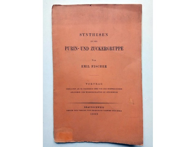 Emil Fischer, SYNTHESEN IN DER PURIN- UND ZUCKERGRUPPE