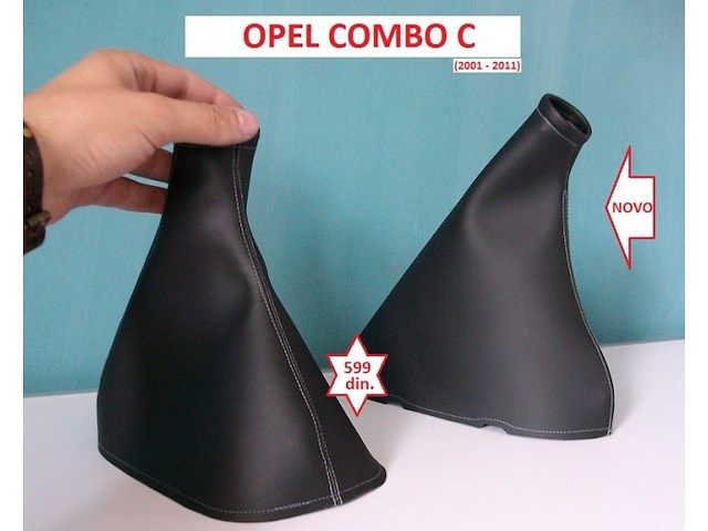 OPEL COMBO C kožica menjača i ručne (2001-11) KOMPLET