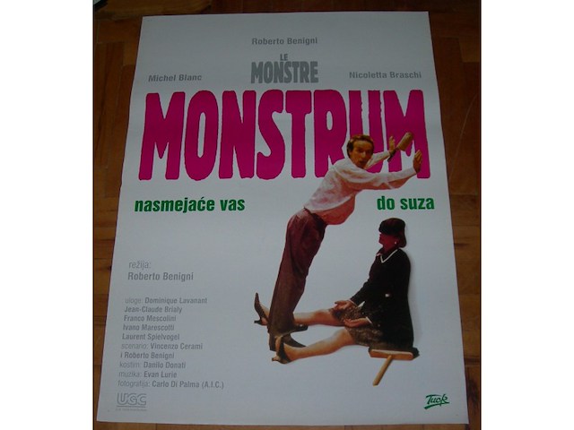 Monstrum (Roberto Benigni) - filmski plakat