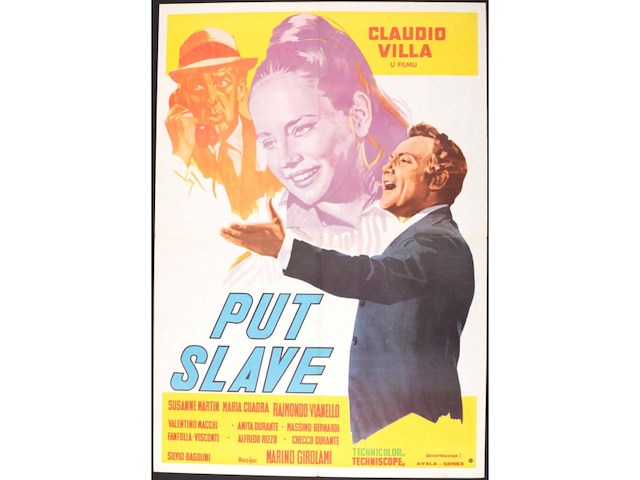 PUT SLAVE filmski plakat CLAUDIO VILLA