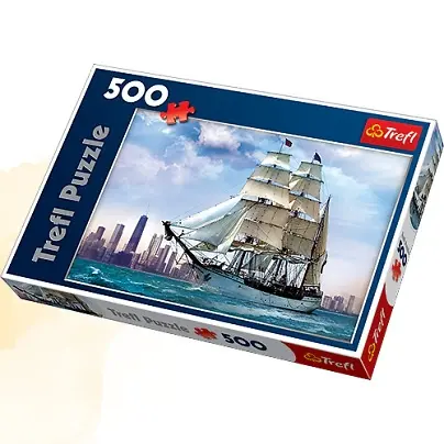 Trefl TREFL PUZZLE 500 SAILING AGAINST CHICAGO (37120)