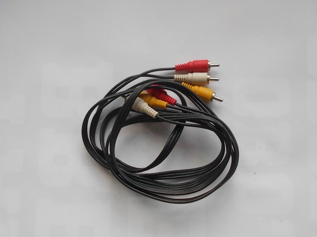 Činč kabl, 3 RCA x 3RCA,  1,5m