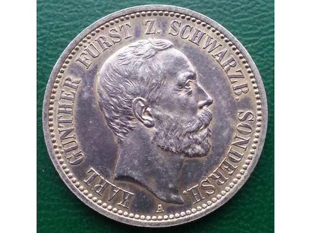 2 MARK 1896 A srebro aUNC