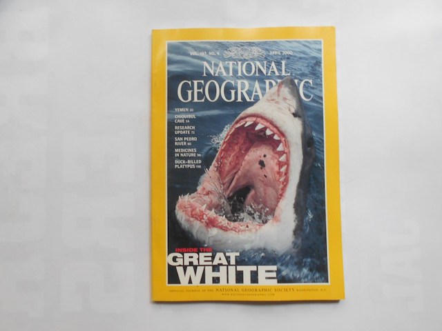 National geographic ENG apr 2000. Velika bela ajkula