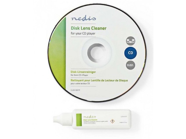 CLDK100TP Disk za ciscenje CD plejera 20ml