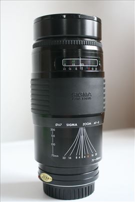 Sigma zoom 75-200mm f: 2.8-3.5 za Sony Alpha DSLR