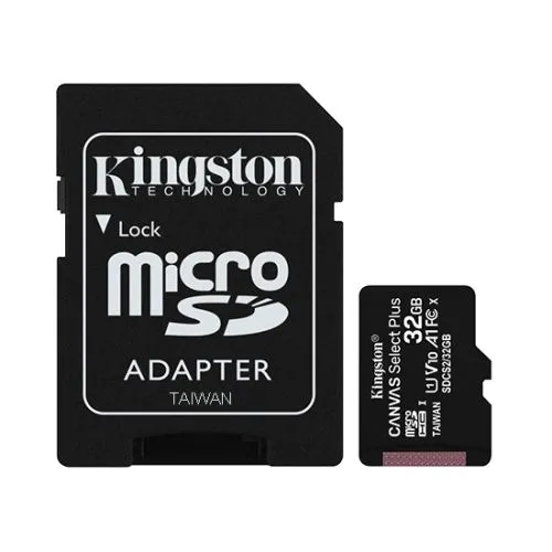 Memorijska kartica Kingston Select Plus Micro SD 32GB Class 10 UHS U1 100MB/s + SD adapter (MS)