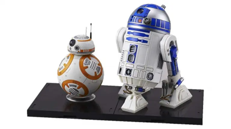 Bandai Star Wars 1/12 BB-8 & R2-D2 Model Kit (034387)