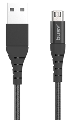 BUSY MICRO USB NYLON CABLE 8M