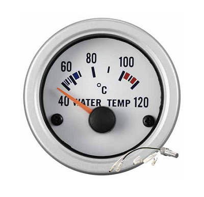 Pokazivač temperature vode beli