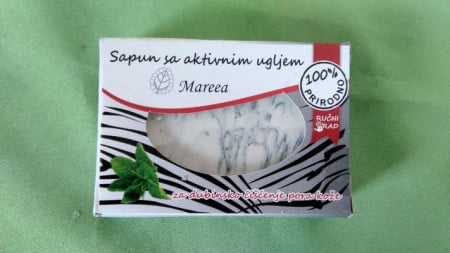 PRIRODNI SAPUN SA AKTIVNIM UGLJEM za dubinsko čišćenje pora 75 g