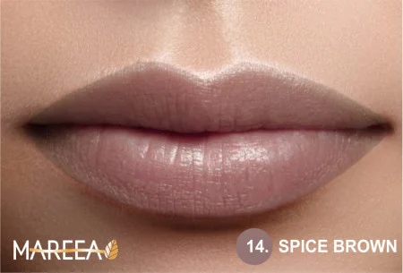 Prirodni ruž za usne Lipstick No 14 SPICE BROWN