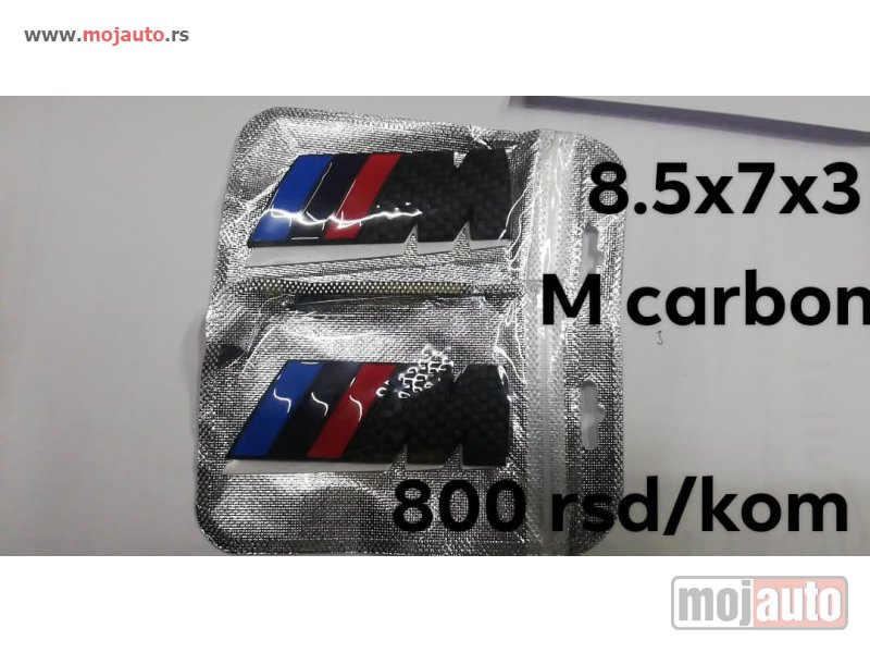 bmw m bedž carbon crni/mat